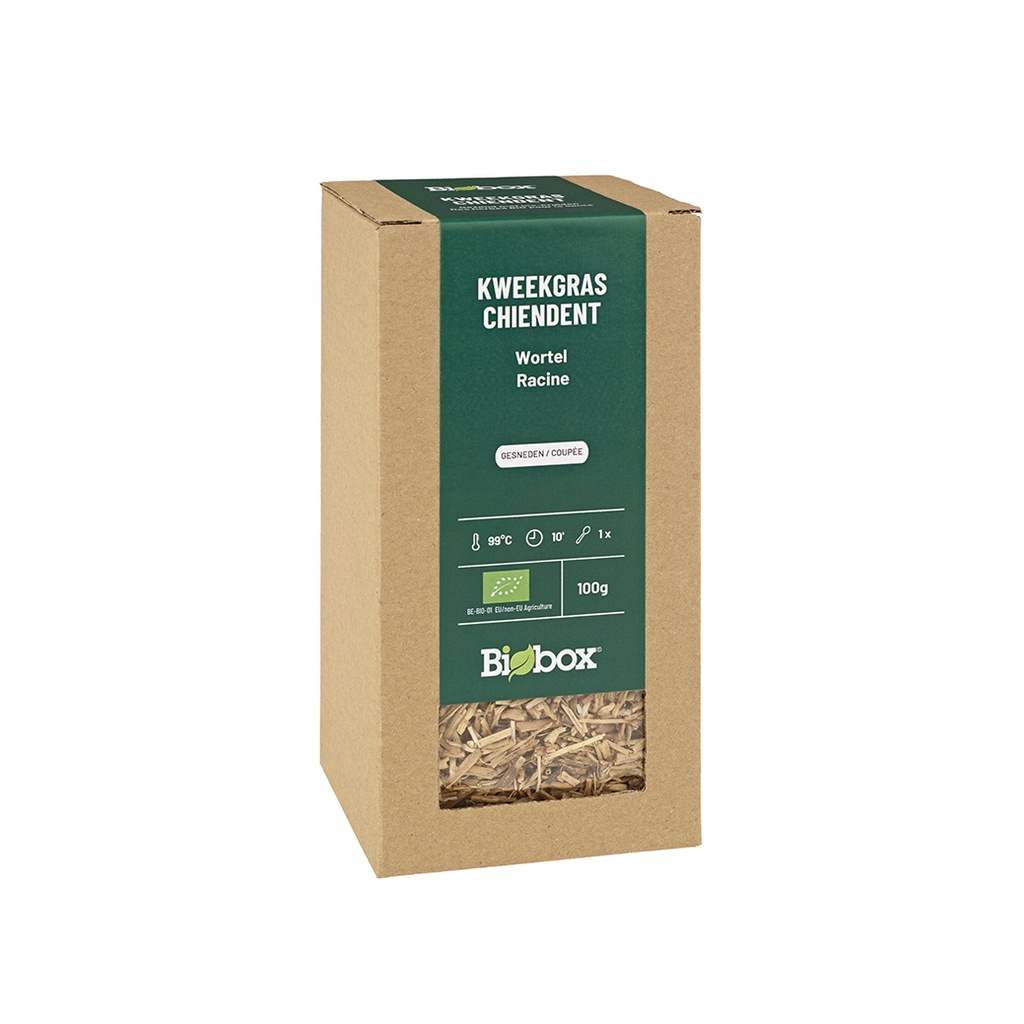 Bio* Kweekgras wortel gesneden | Biobox